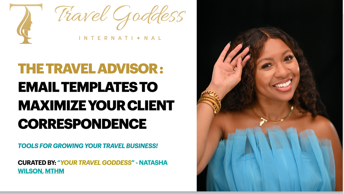 Travel Advisor Email Templates: Vol 1 – Goddess Collection Marketplace